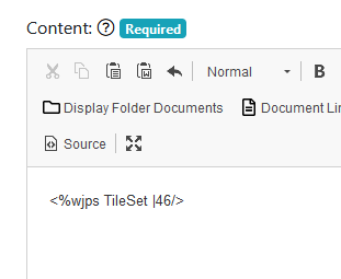 Tiles | WCS Documentation